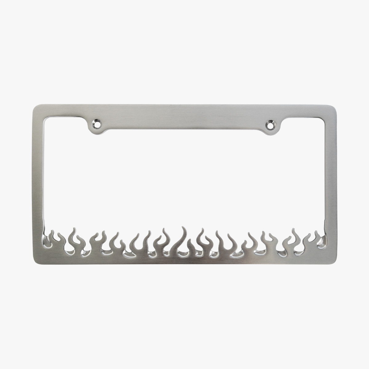 Flame nummerskyltsram — Classic Bildelar